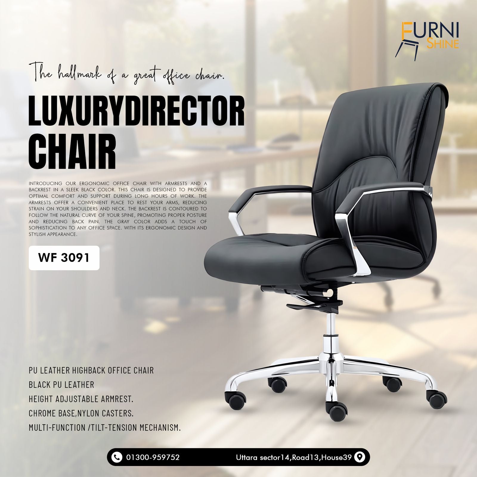 Luxury Director Office Chair.. – e-Furnishine